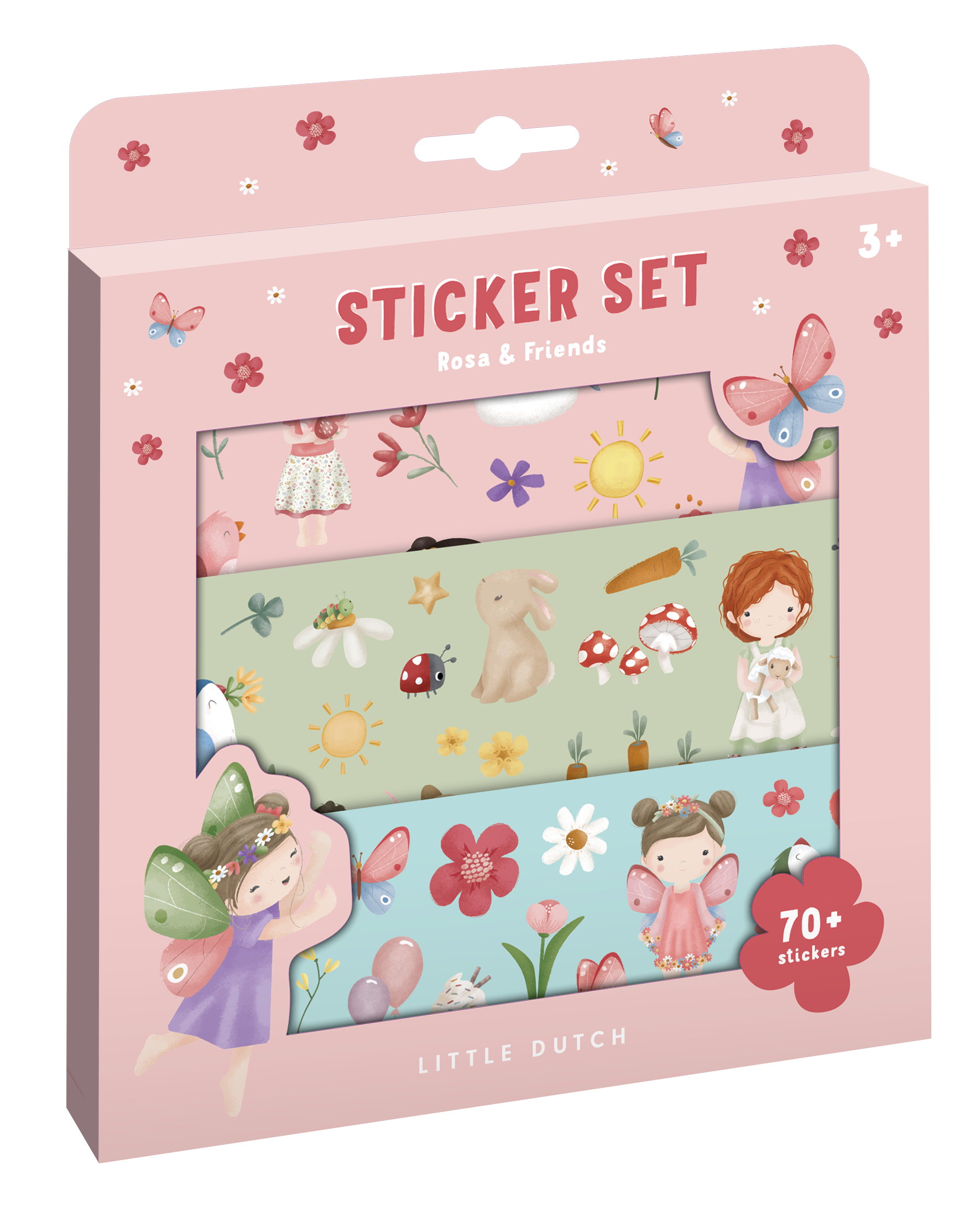 Little Dutch Stickers | Rosa & Friends | De Gele Flamingo