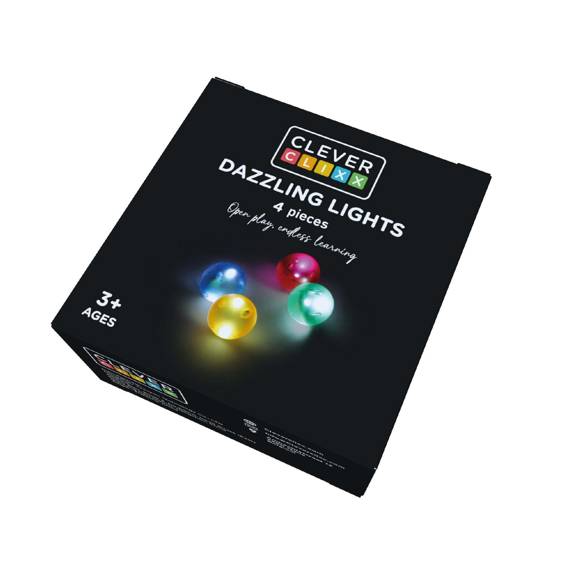 Cleverclixx Balls Pack Dazzling Lights | 4 Stuks – De Gele Flamingo