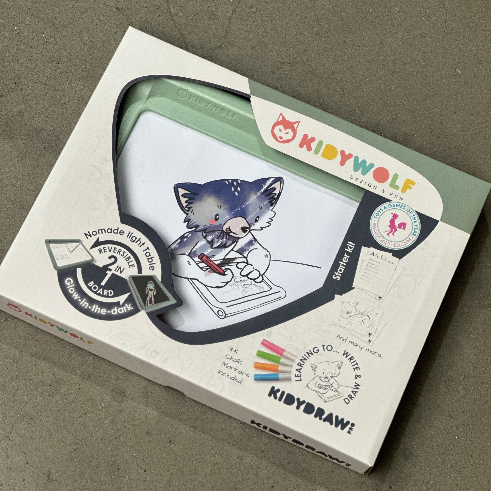 Kidywolf Kidydraw Lichtgevende Tablet Leren Tekenen En Schrijven | Gro ...